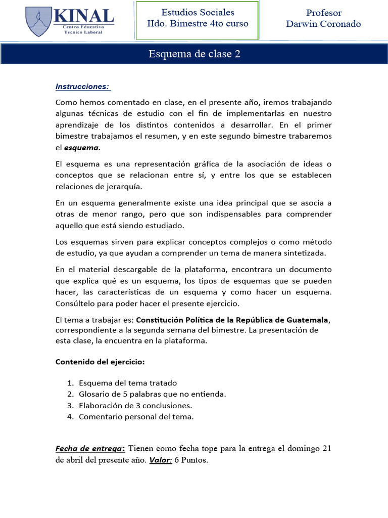 Esquema de Clase 2 | Descargar gratis PDF | Aprendizaje | Modificación de comportamiento