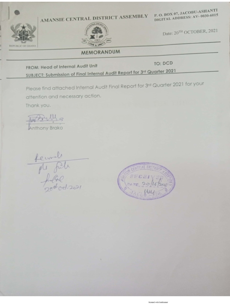 3rd-Qtr-2021-INT_-AUDIT-REPORT | PDF