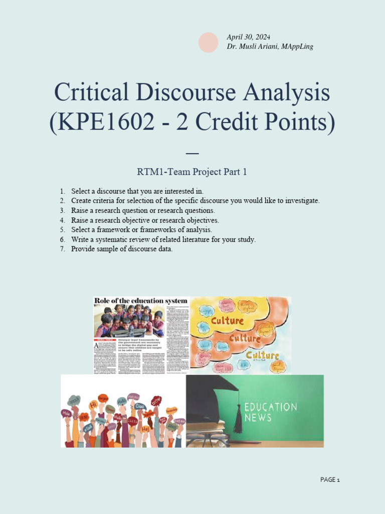 RTM 1 Cda | PDF | Discourse | Scientific Method