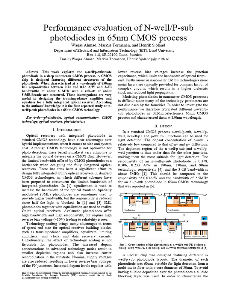 Icait 2013 6621520 | PDF | Cmos | P–N Junction