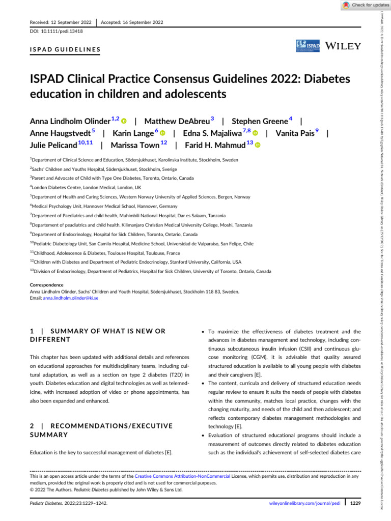 06 DM Education ISAPAD 22 | PDF | Diabetes Management | Caregiver