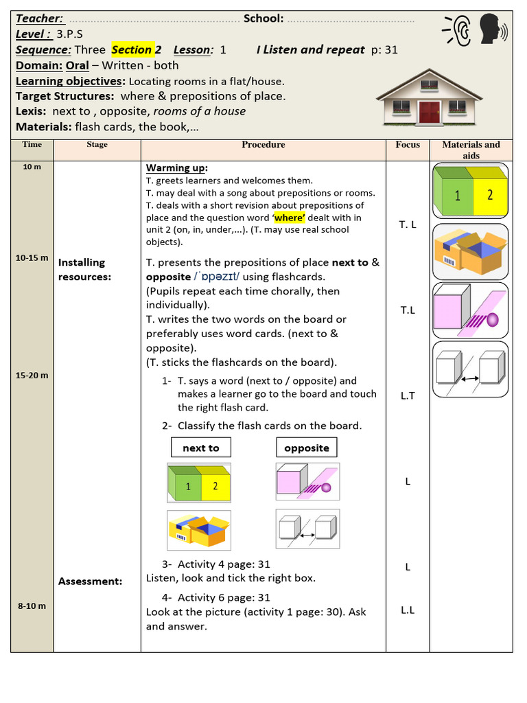 3PS Seq 3 Section 2 | PDF | Flashcard | Human Communication