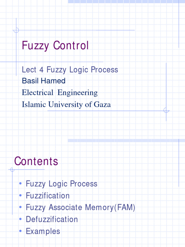 Lect 4 Fuzz Defuzz | PDF | Fuzzy Logic