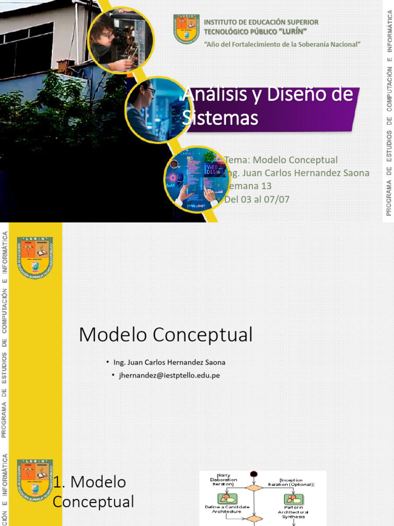 ADS - Semana 13 | PDF | Modelo conceptual | Lenguaje de modelado unificado