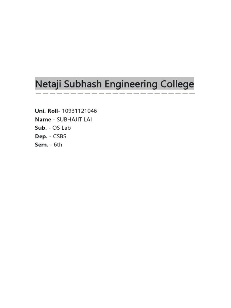 Unix Commands Guide for OS Lab | PDF | Computer File | Directory (Computing)