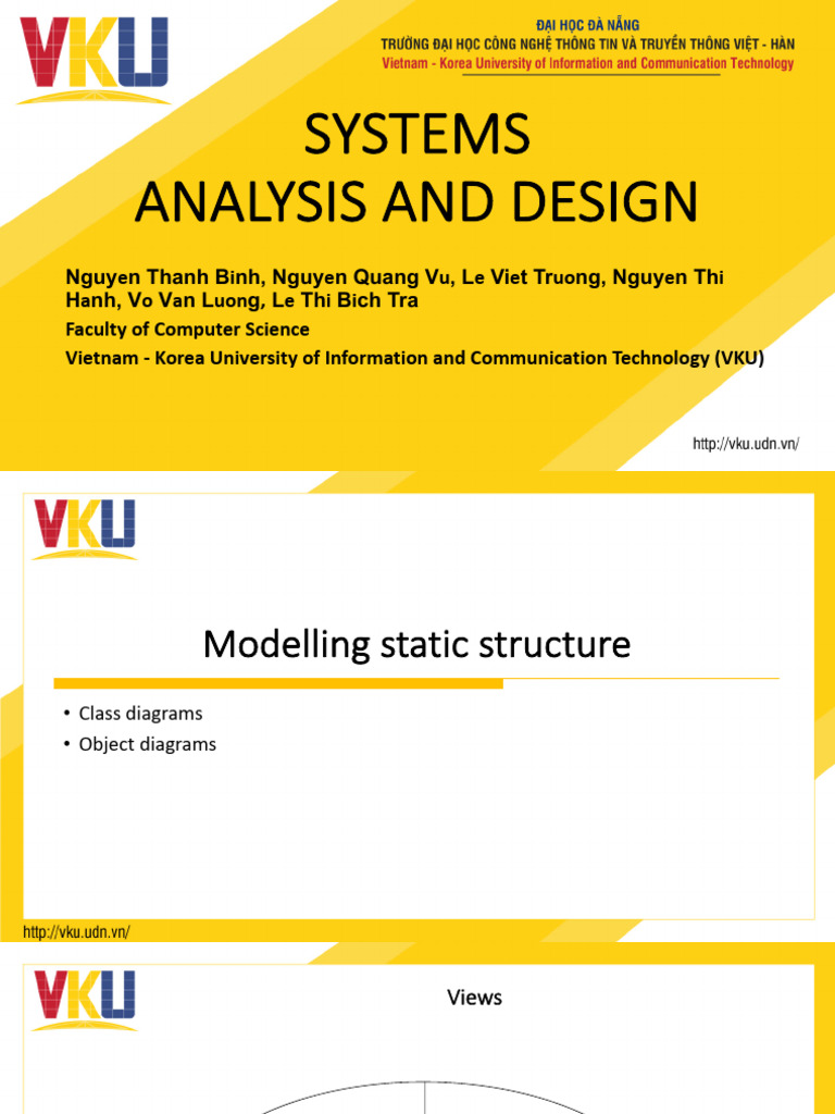 SAD - Ch5 - Modelling Static Structure | PDF | Class (Computer Programming) | Inheritance ...