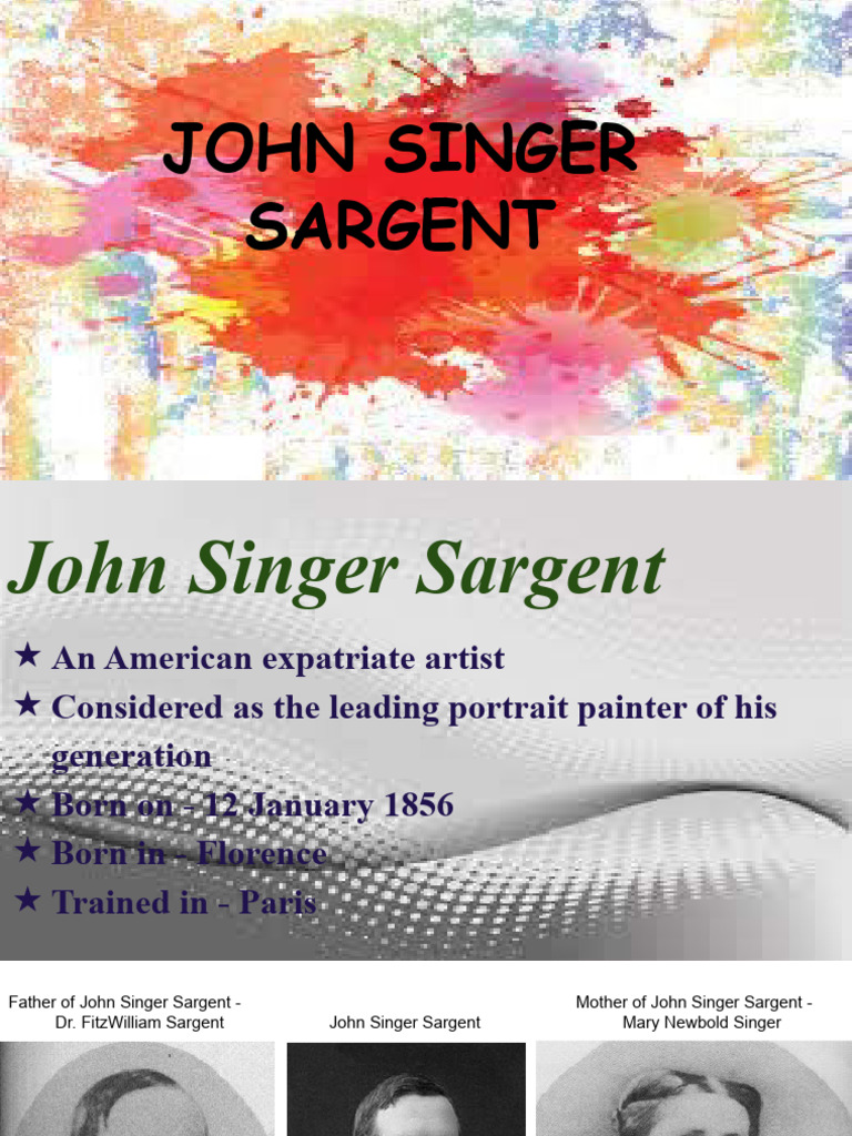 John Singer Sargent | PDF