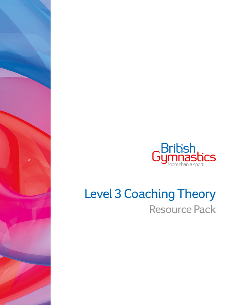 Level 3 Coaching Theory Resource Pack | PDF | Goal | Psychology