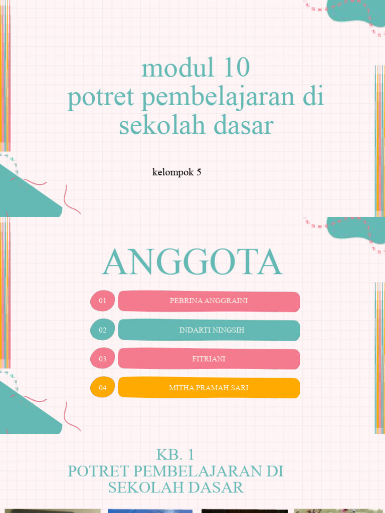 Potret Pembelajaran SD: Tantangan dan Metode | PDF | Karier & Perkembangan | Kesehatan Holistik