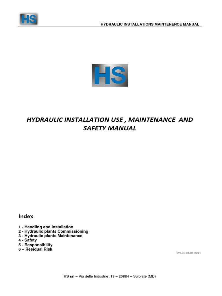 Hydraulic Installations - en | PDF | Pump | Valve