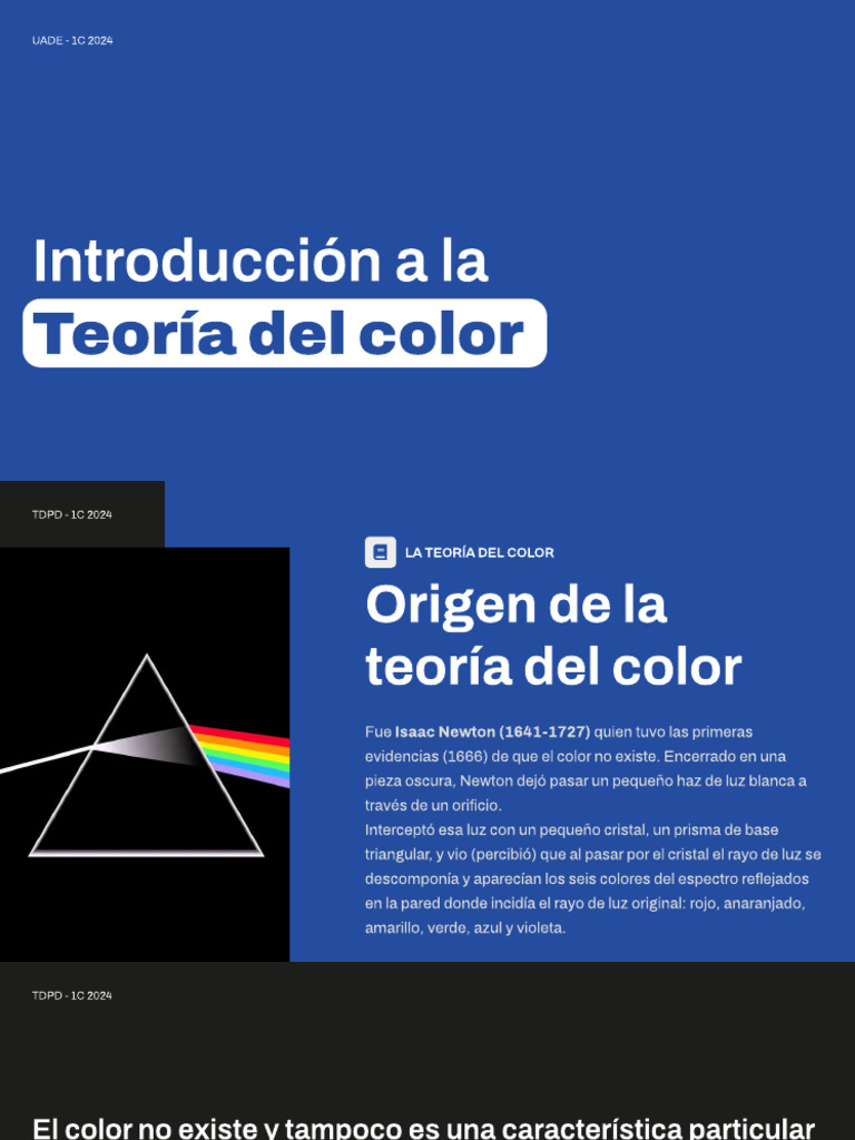 TDPD - Teoría Del Color | PDF | Color | Amarillo