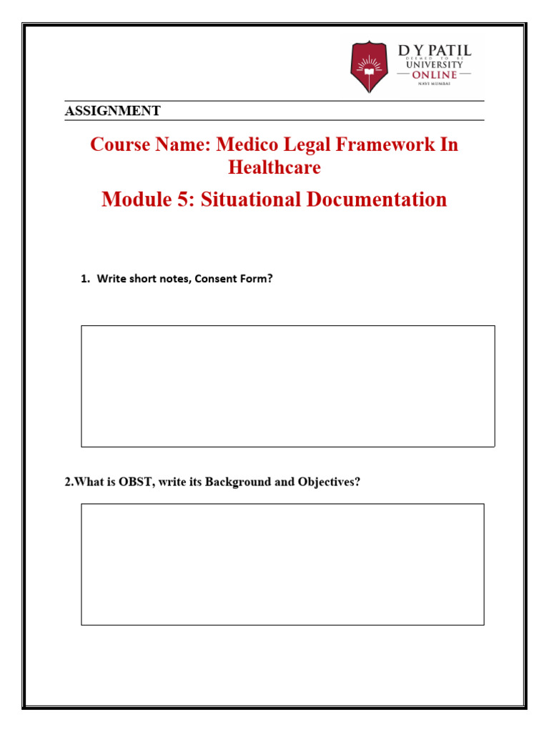 01-04 Assignment Module 5 Situational Documentation | PDF