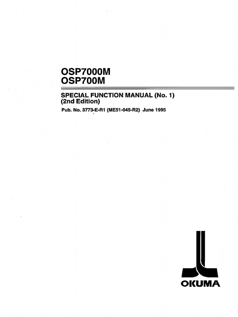 7000M Special Function 1 - ME51-045-R02 | PDF