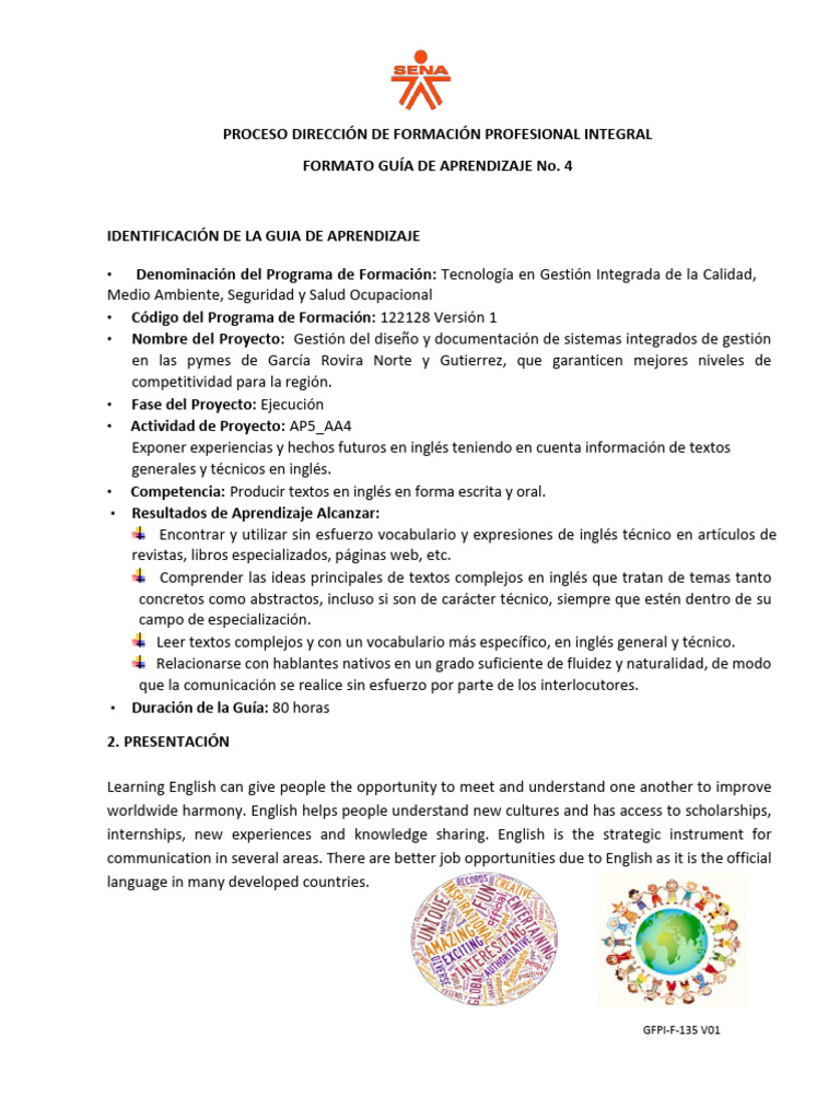 GFPI-F-019 - Guia - de - Aprendizaje No - 4 | PDF | Evaluación