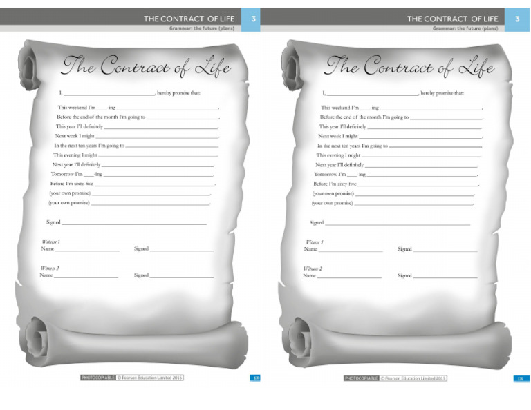 c16 3.1 Contract of Life | PDF