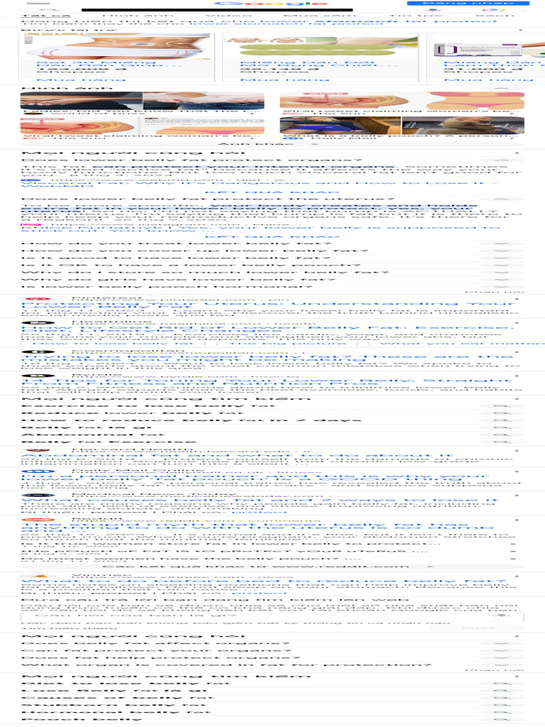 Lower Stomatch Fat Protect - Tìm Trên Google | PDF | Abdomen | Adipose Tissue