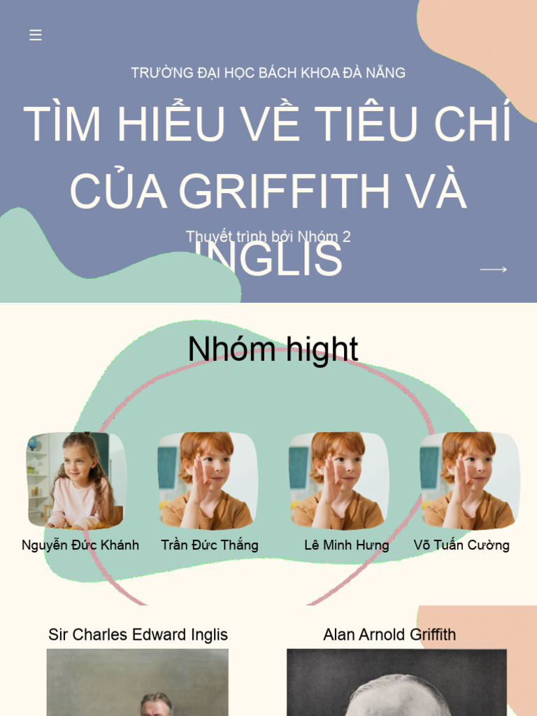 Tiêu Chí Griffith Và Inglis | PDF