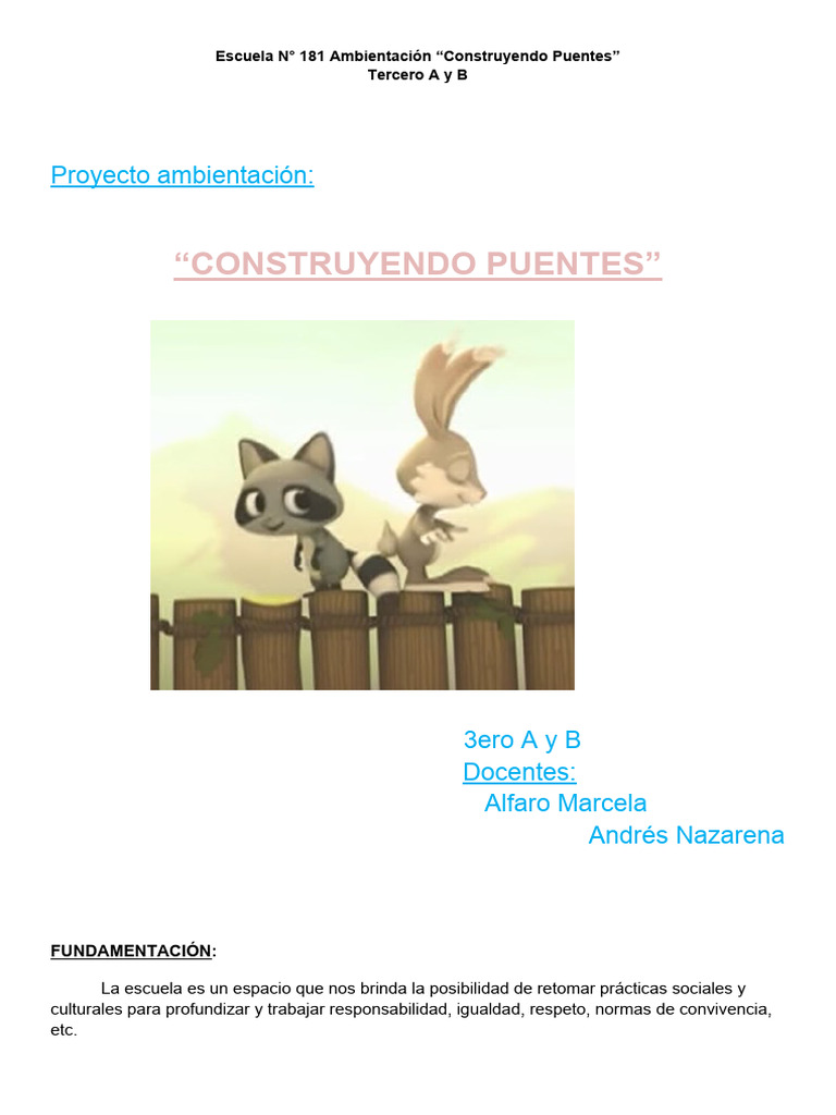 Proyecto Ambientacion | PDF