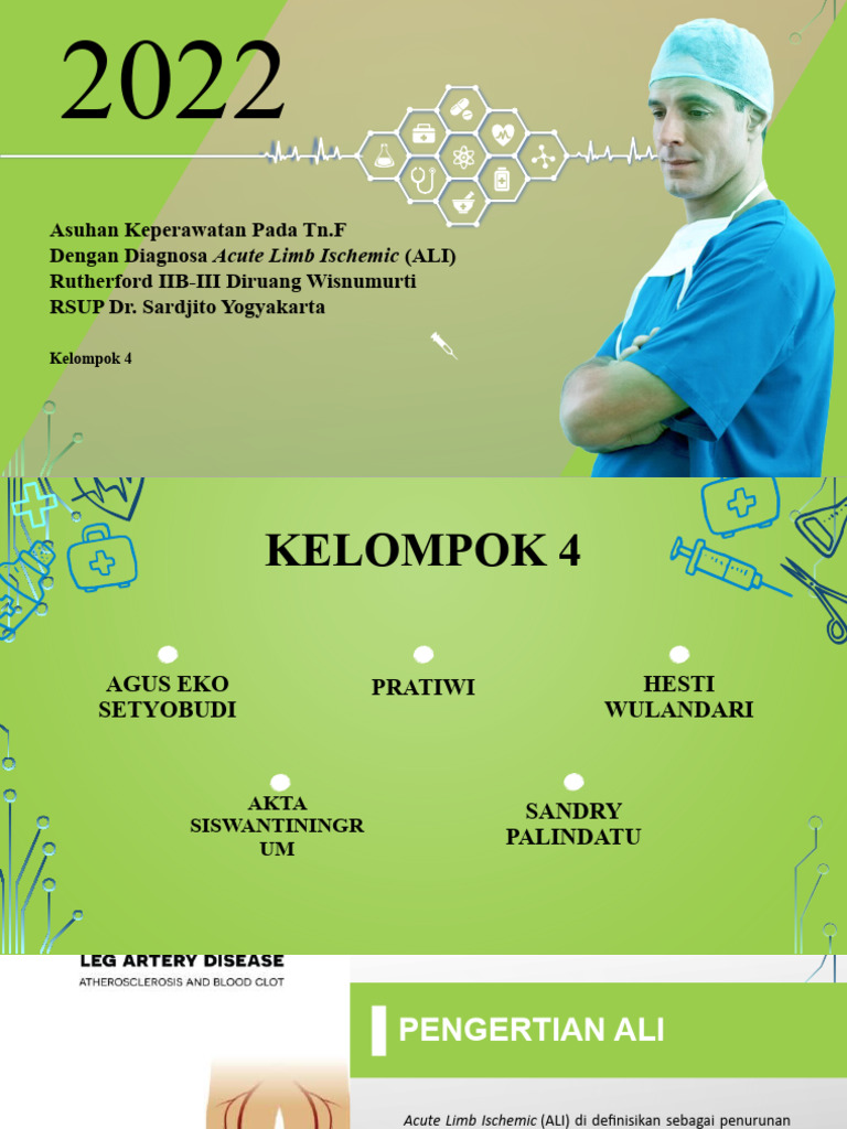 Asuhan Keperawatan Pada TN.F Dengan Diagnosa Acute Limb Ischemic (ALI ...