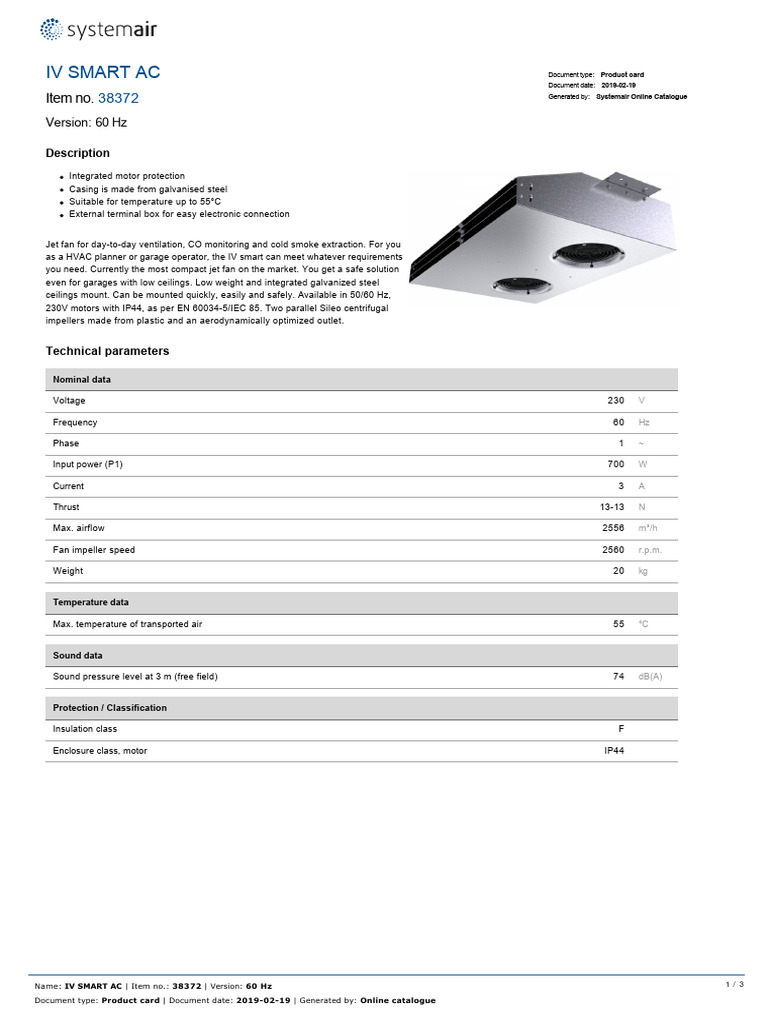 Jet Fan Solution for HVAC Experts | PDF | Alternating Current ...