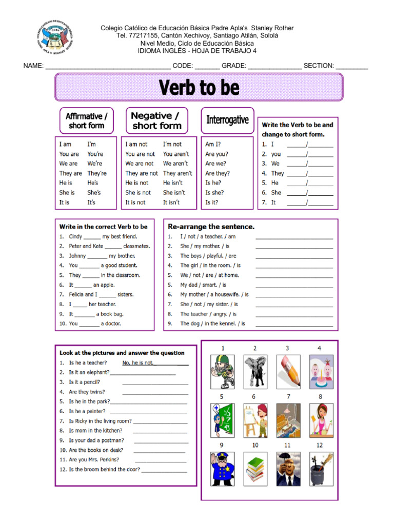 Hojas de Trabajo Segundo | PDF