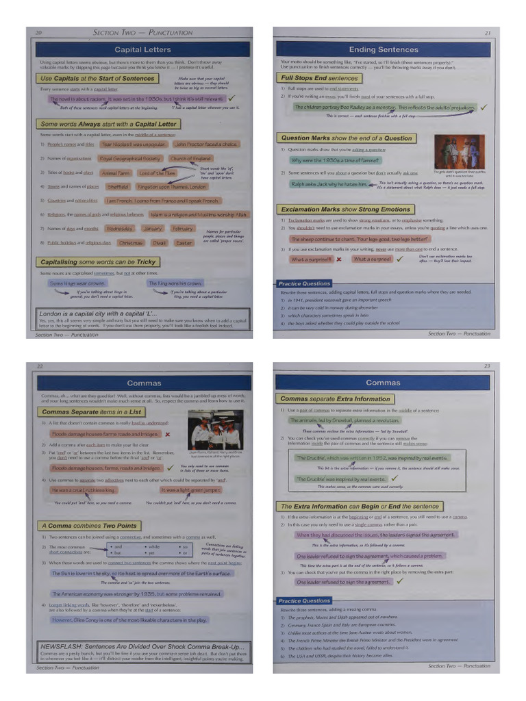 Punctuation CGP | PDF