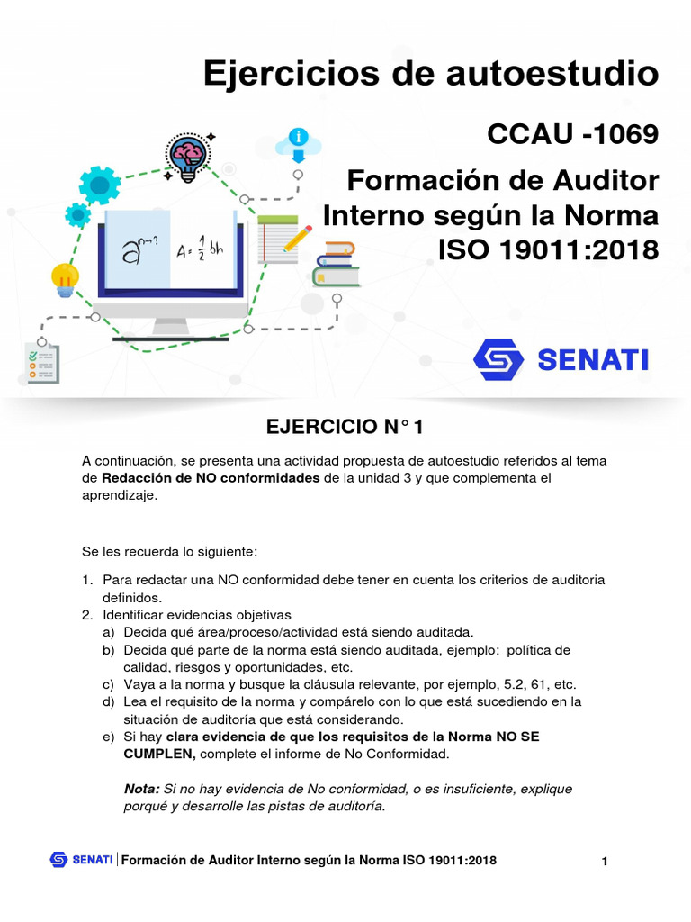 Ccau-1069 Ejercicio | PDF | Auditoría | Contralor