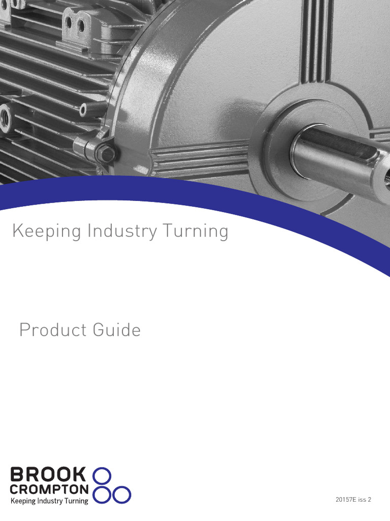 Brook Crompton Electric Motors Guide | PDF | Capacitor | Electric Motor