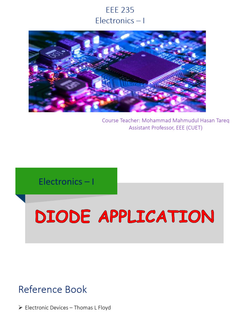 Diode (P - 4) | PDF | Electricity | Electronics