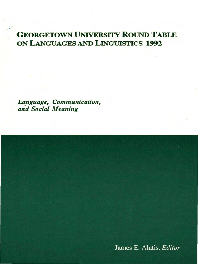 Gurt 1992 | PDF | Semiotics | Human Communication