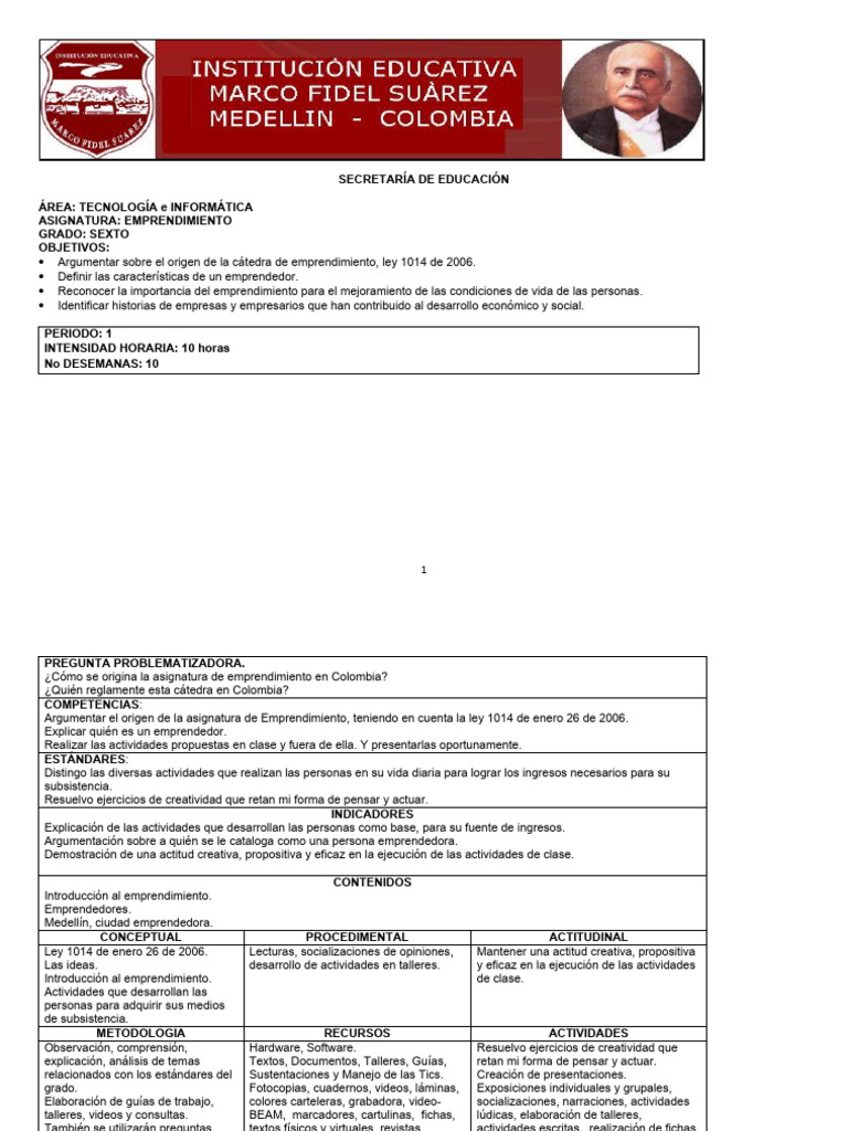 P1-Emprendimiento 6 | PDF | Iniciativa empresarial | Microsoft Office