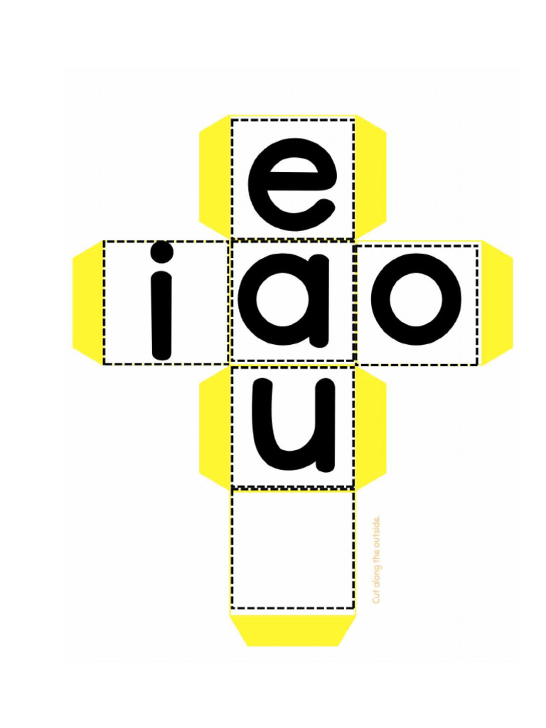 Alphabet and Number Dice | PDF