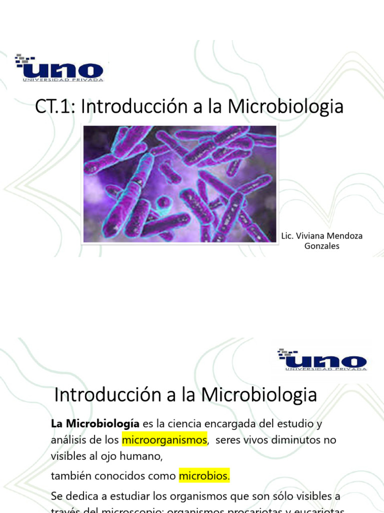Introduccion A La Microbiologia | Descargar gratis PDF | Microbiología | Microorganismo