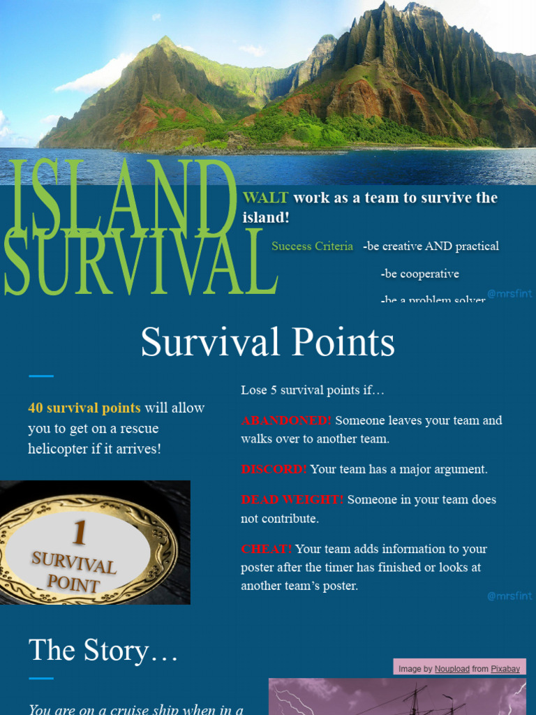 Island Survival by Emily Fintelman | PDF