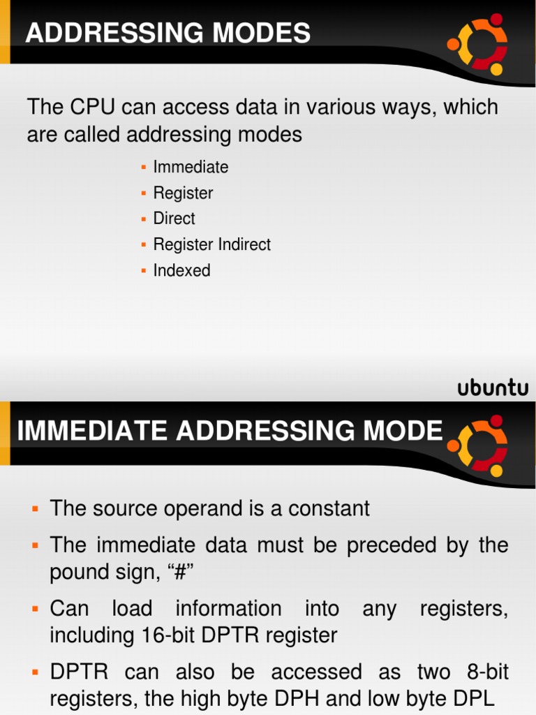 Addressing Mode Lecture Slide Pdf Pointer Computer Programming Random Access Memory