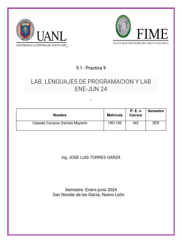 Lenpro Practica9 | PDF | Redes | Internet y web