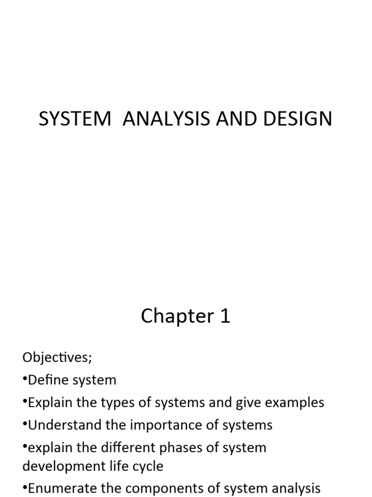 System Analysis and Design | PDF | System | Conceptual Model