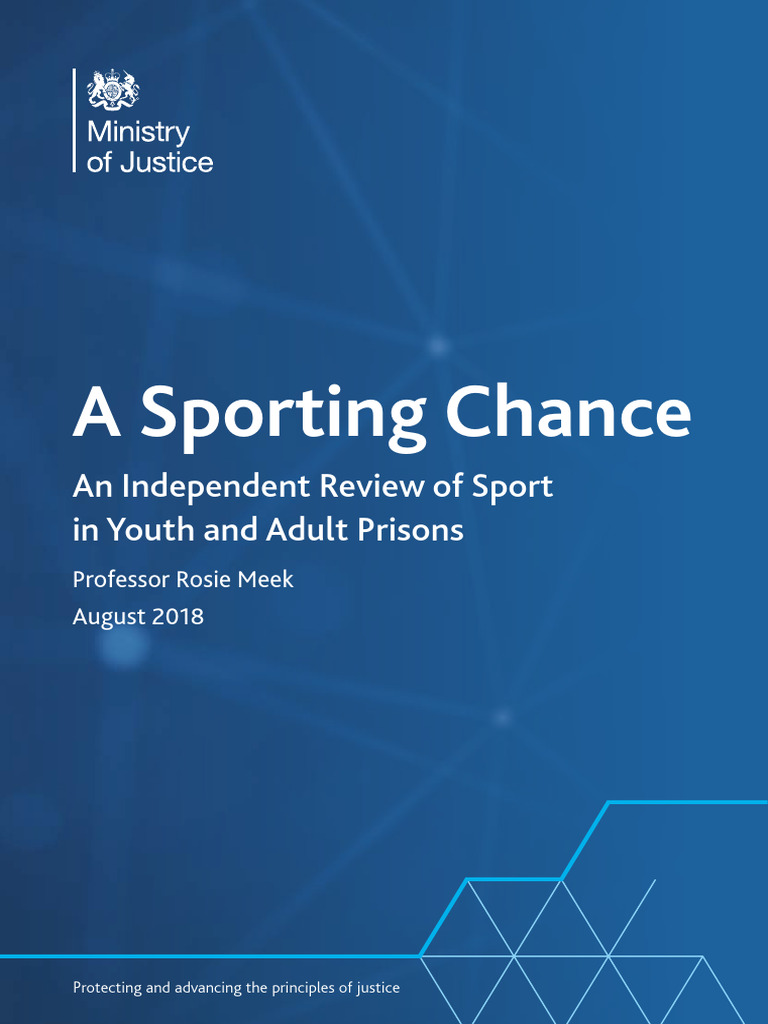 A Sporting Chance An Independent Review Sport in Justice | PDF | Prison ...