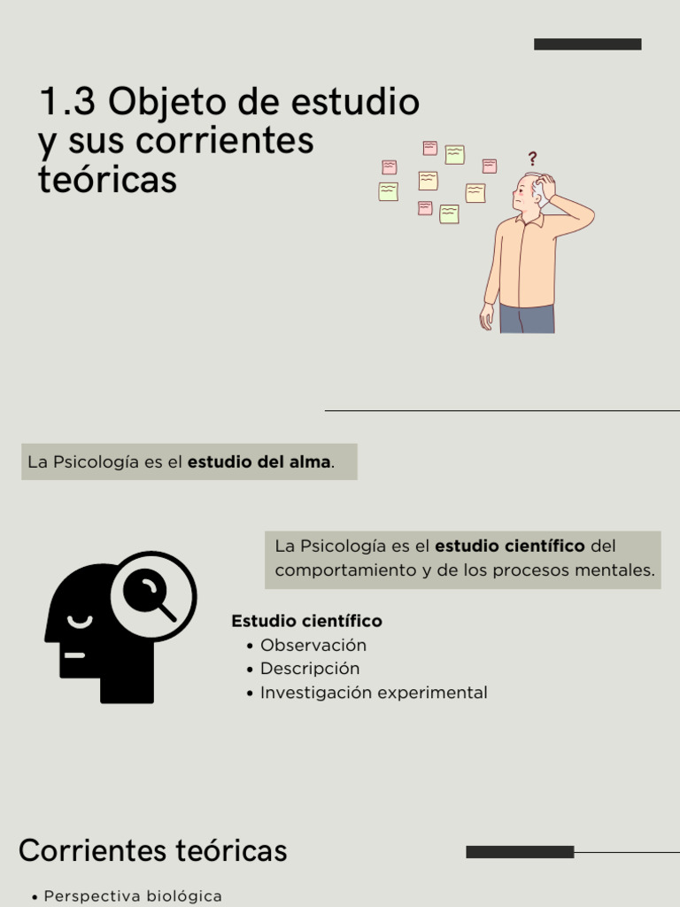 Corrientes Teóricas en Psicología | PDF | Sicología | Behaviorismo
