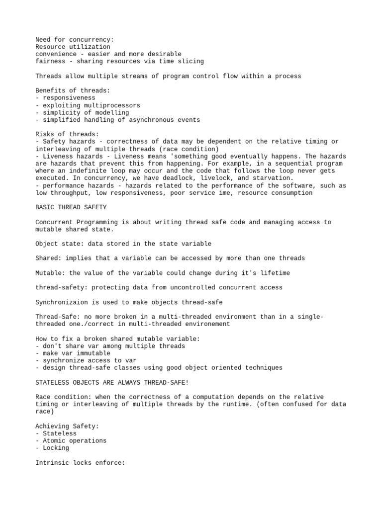 Exam Prep 310 | PDF | Thread (Computing) | Concurrent Computing