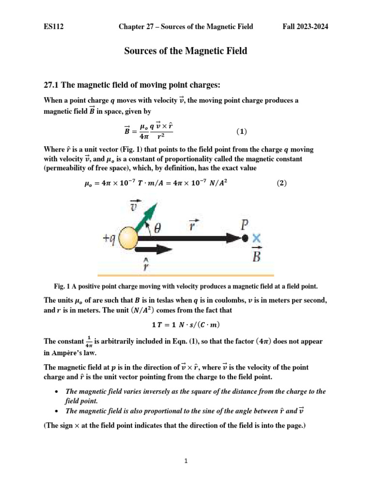 Chapter 27 - Sources of The Magnetic Field | PDF | Ferromagnetism ... Chapter 27 - Sources of The Magnetic Field | PDF | Ferromagnetism ...