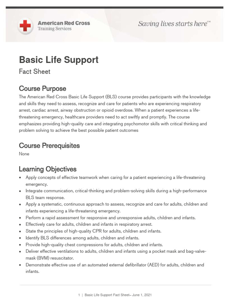 BLS Course Overview and Resources | PDF | Clinical Medicine | Health Care