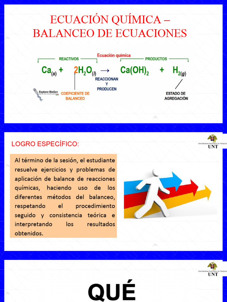 Balanceo de Ecuaciones Químicas | PDF | Redox | Reacciones químicas