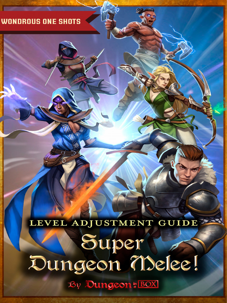Super Dungeon Melee - Level Adjustment Guide | PDF | Monsters | Fantasy Creatures