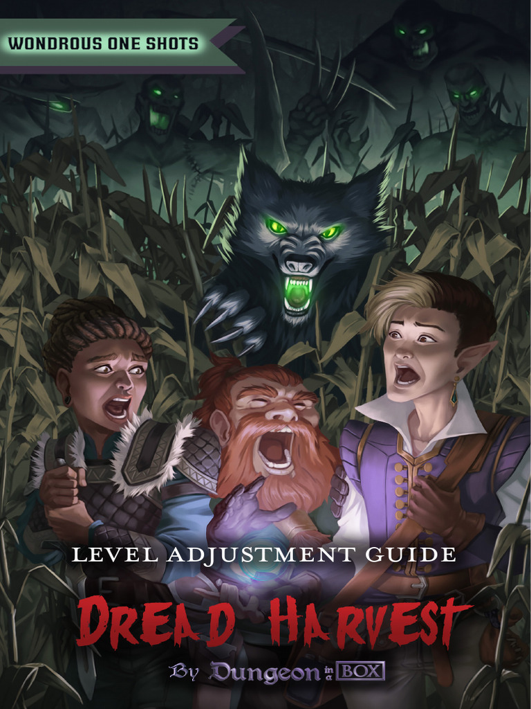 Level Adjustment Guide - Dread Harvest | PDF