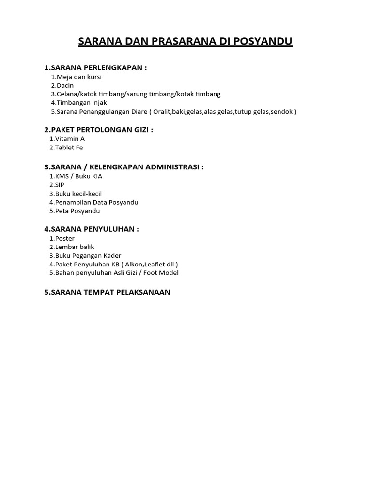 Buku2 Posyandu | PDF