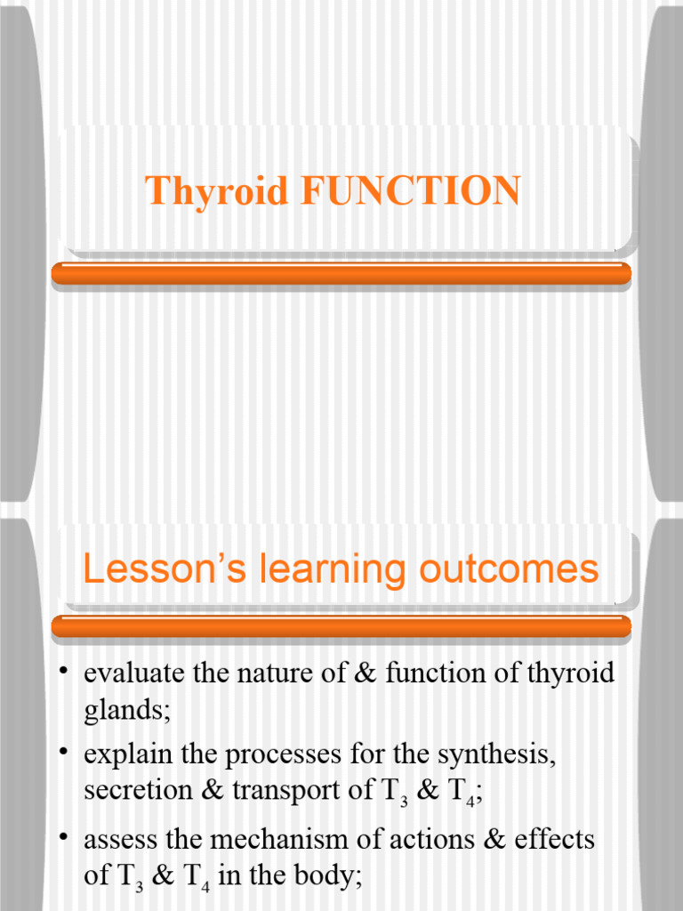 Lesson 6.6 Thyroid Glands-Lms | PDF | Thyroid | Hypothyroidism