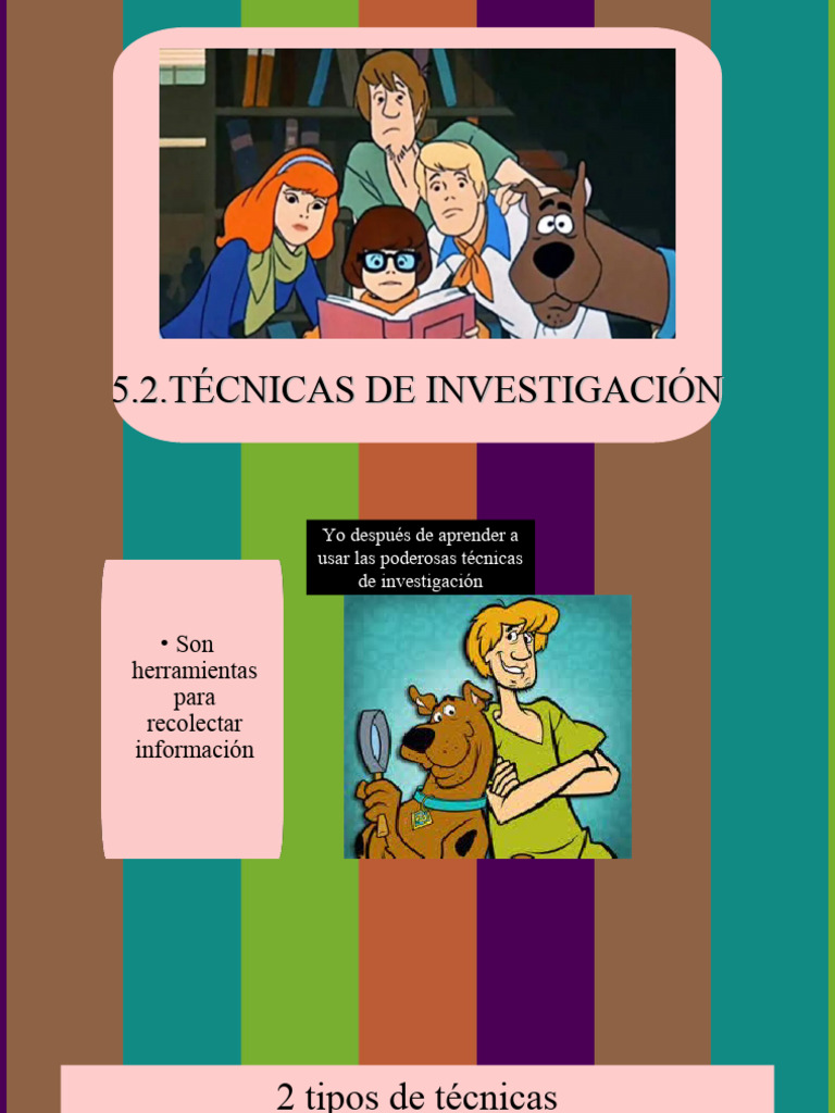 7 - Técnicas de Inv - 1 | PDF | Enseñando