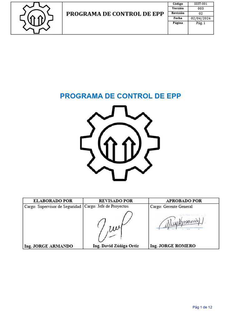 Programa Epp | PDF | Soldadura | Construcción