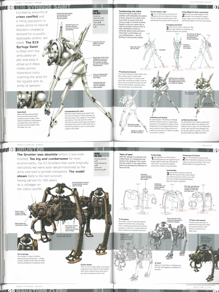 50 Robots To Draw & Paint Part3 | PDF